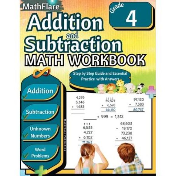 Mathflare Publishing | Other | Addition And Subtraction Math Workbook ...